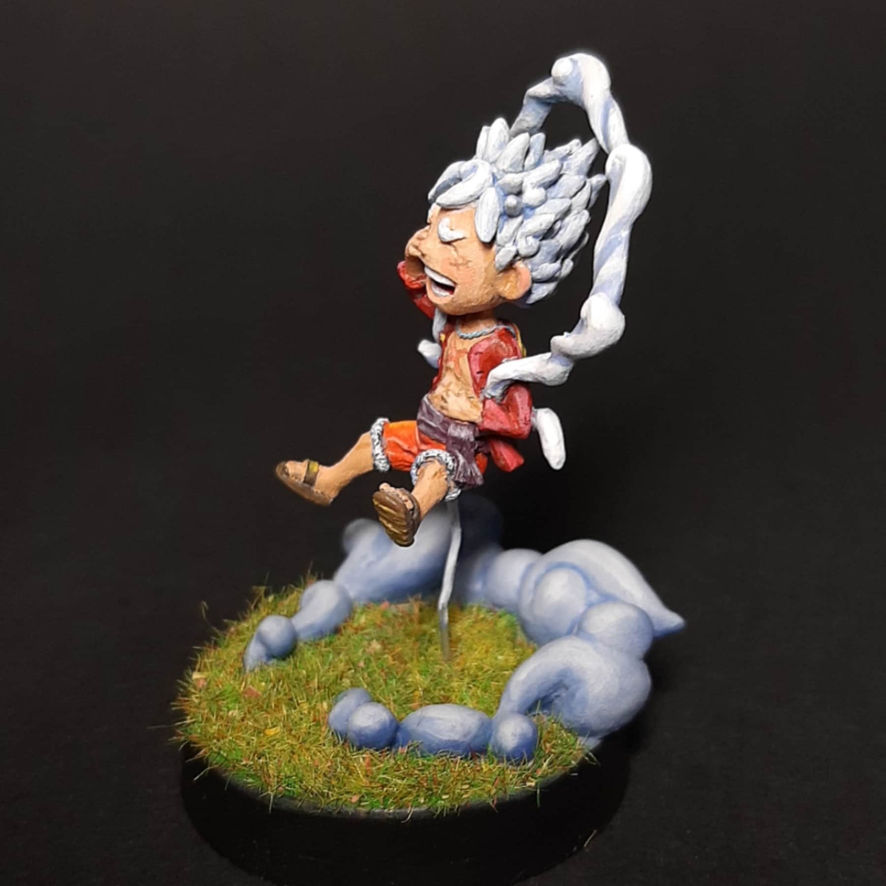 A Mini Miniature of Luffy From One Piece Anime, in the Form of Joyboy ...