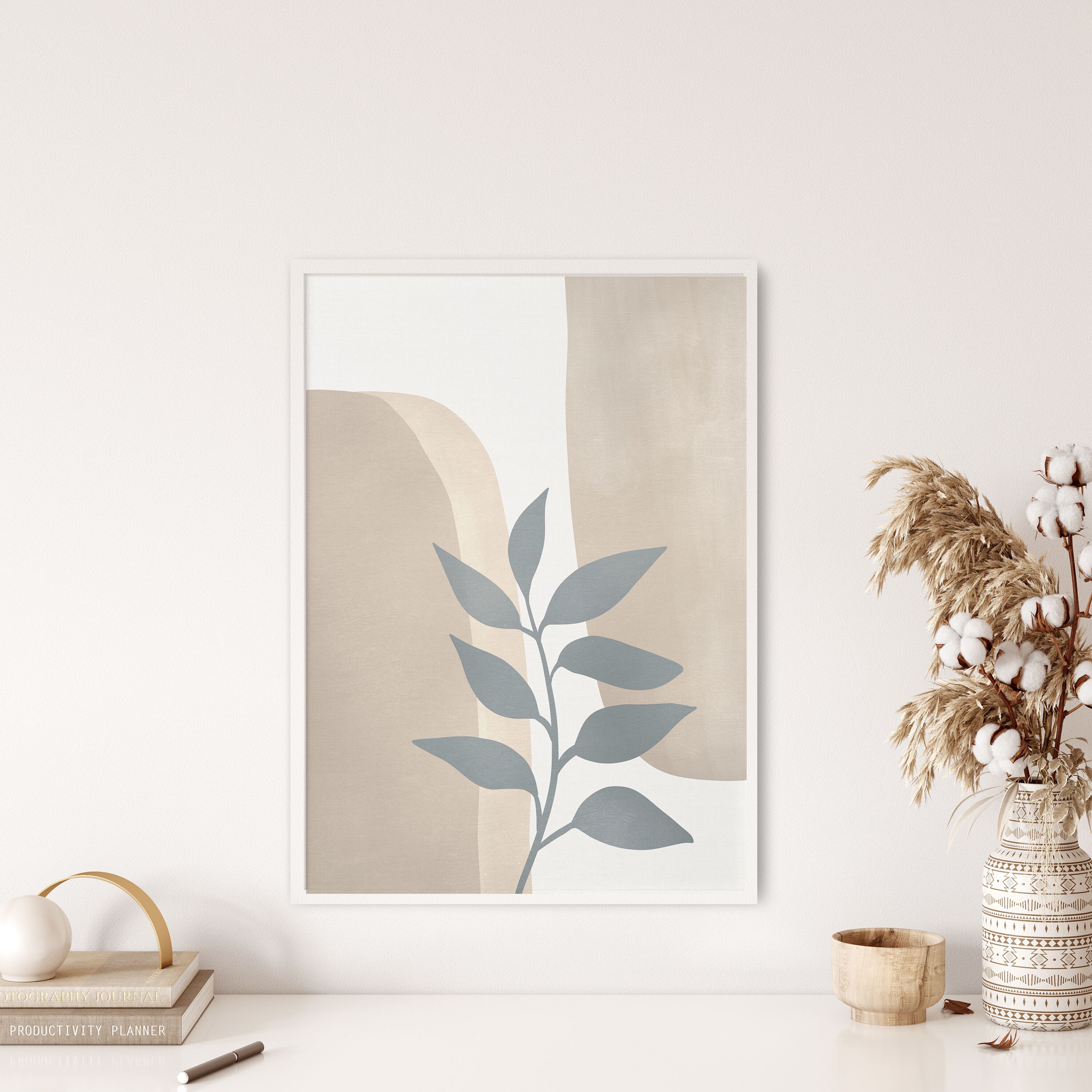 Simple Branch Rolled Poster unframed I Botanical Poster I Minimalist ...