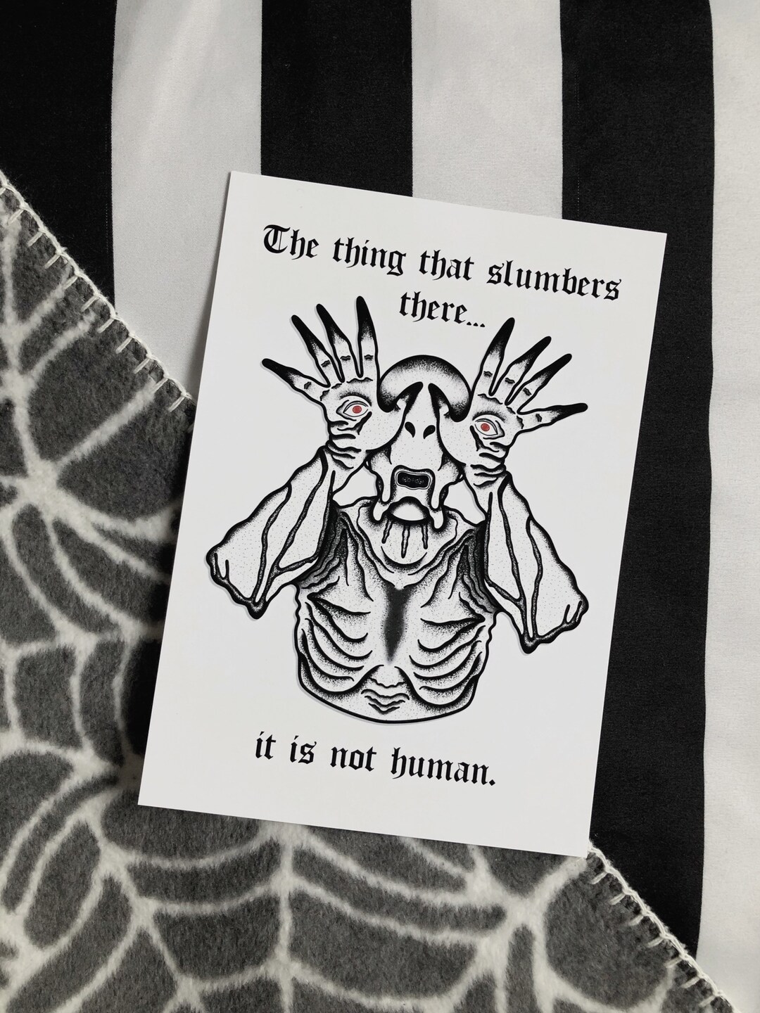 A5 the Pale Man Art Print Pans Labyrinth Horror Fantasy Movie Guillermo ...