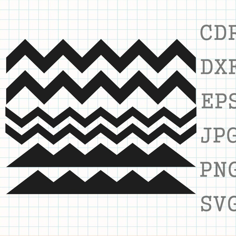 Chevron Borders - Etsy