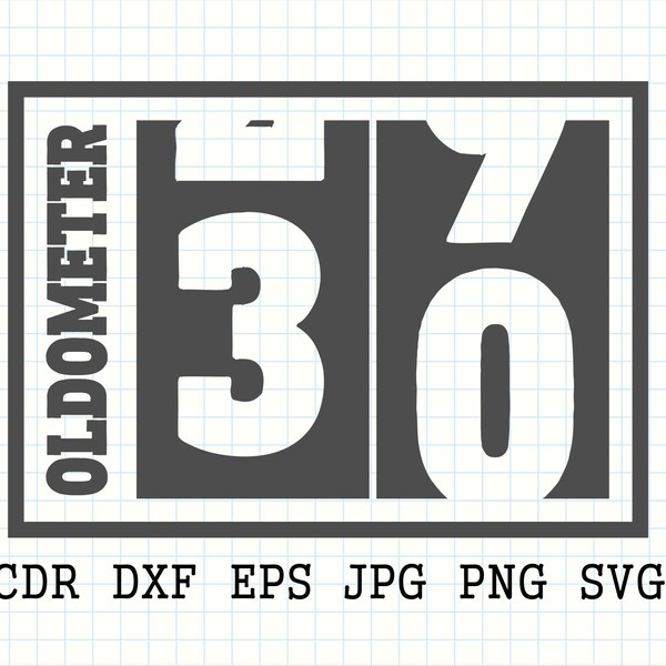 Oldometer Svg - Etsy