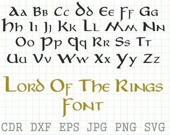 Hobbit Alphabet Translation