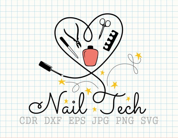 Nail Tech Svg Nail Polish Svg Bauty Svg Nail Salon Emblem - Etsy