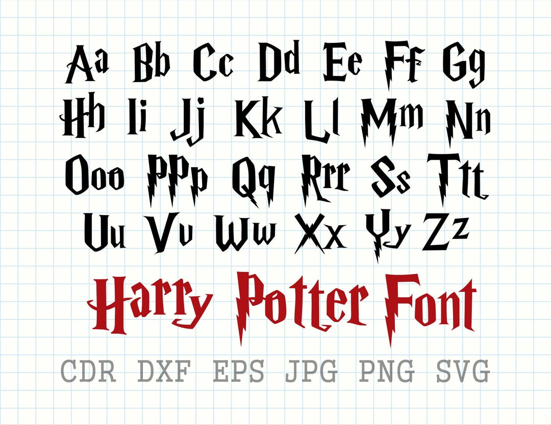 Wizard Alphabet Svg, Magical Letters Svg, Vector Wizarding Symbols ...