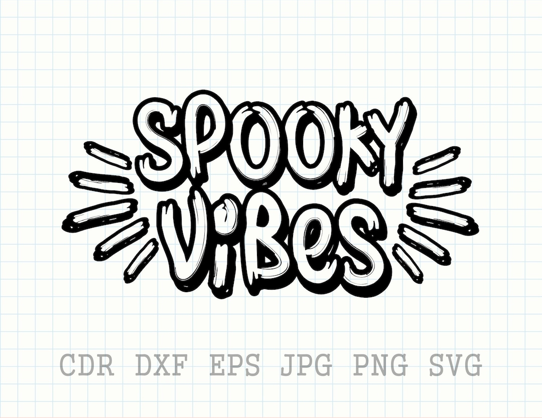 Spooky Svg Horror Svg Halloween Svg Halloween Clipart - Etsy