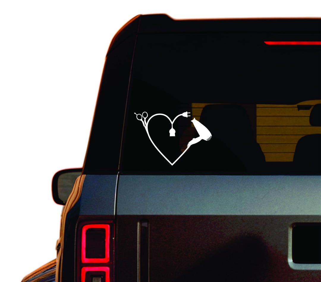 Hair Stylist Vinyl Decal, Hairdresser Sticker, Hairdresser Mom Decal ...