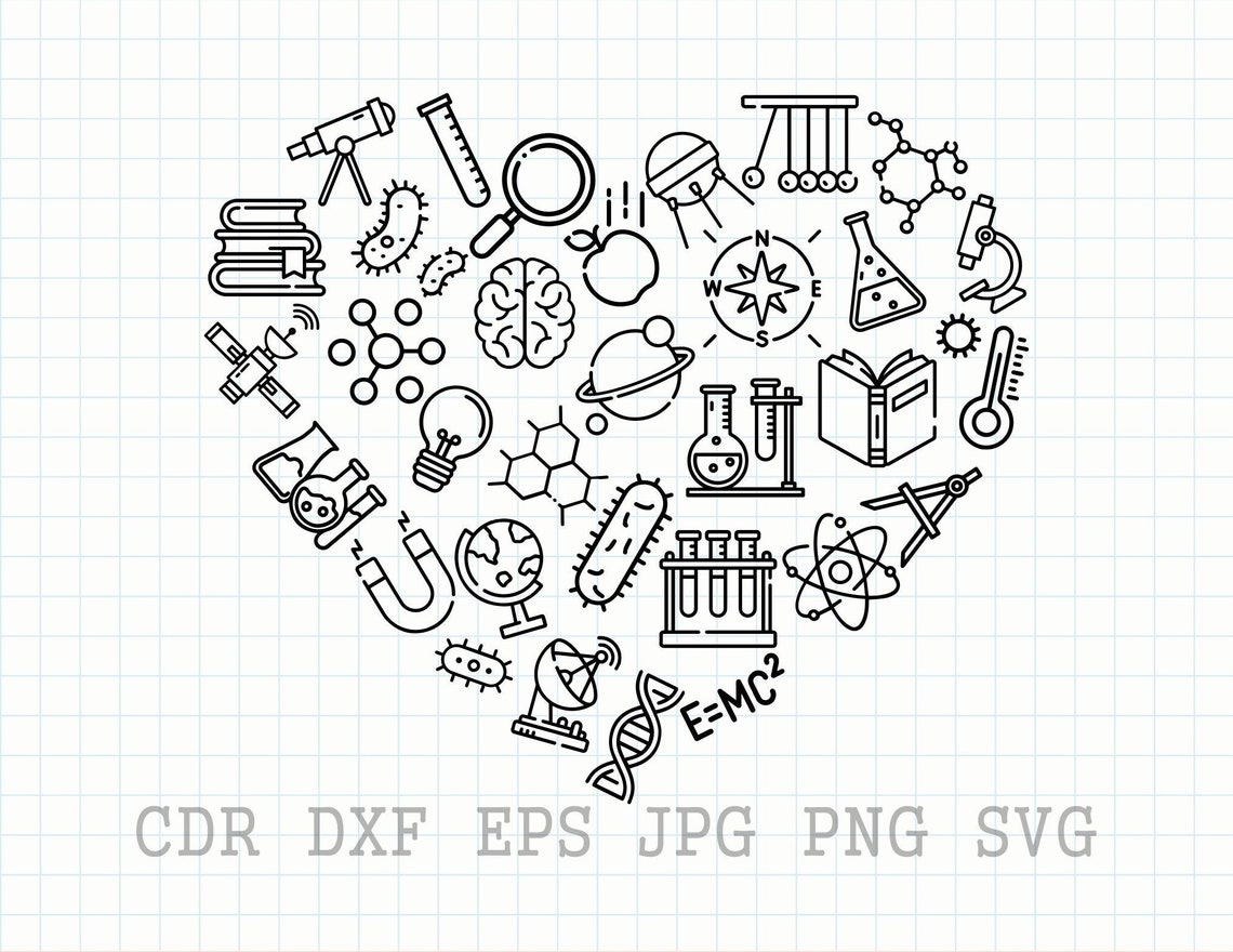 Science Svg Scientist Svg Teacher Gift Chemistry Clipart - Etsy