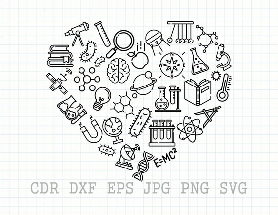 Science Svg Scientist Svg Teacher Gift Chemistry Clipart - Etsy