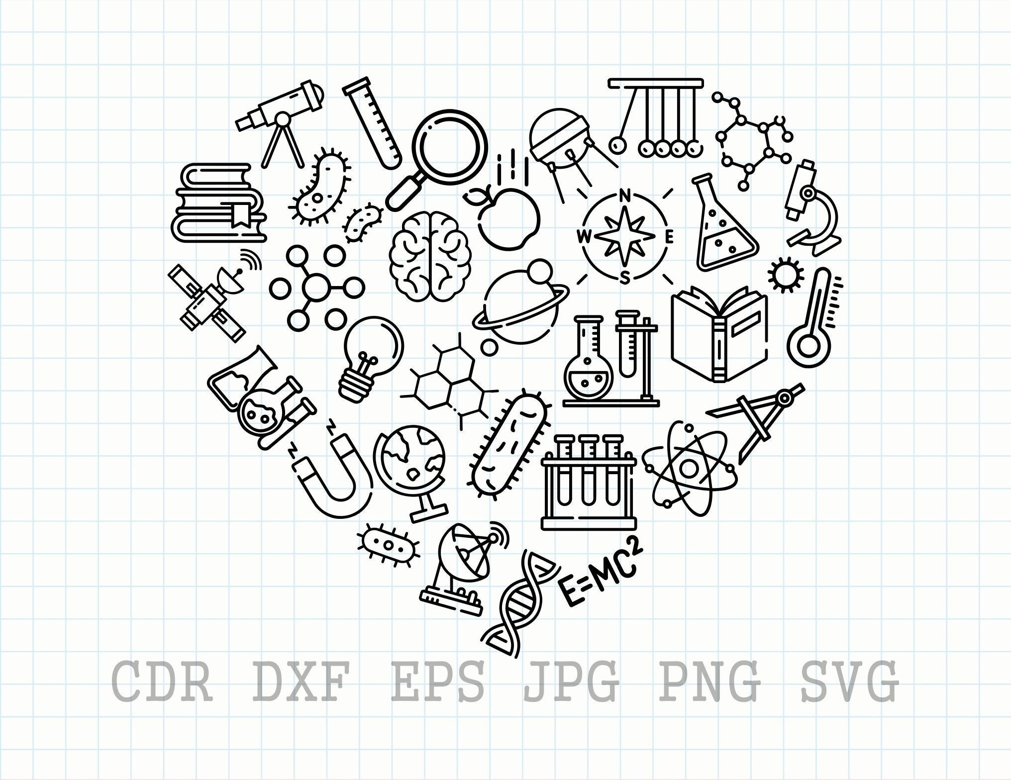 Science Svg Scientist Svg Teacher Gift Chemistry Clipart - Etsy