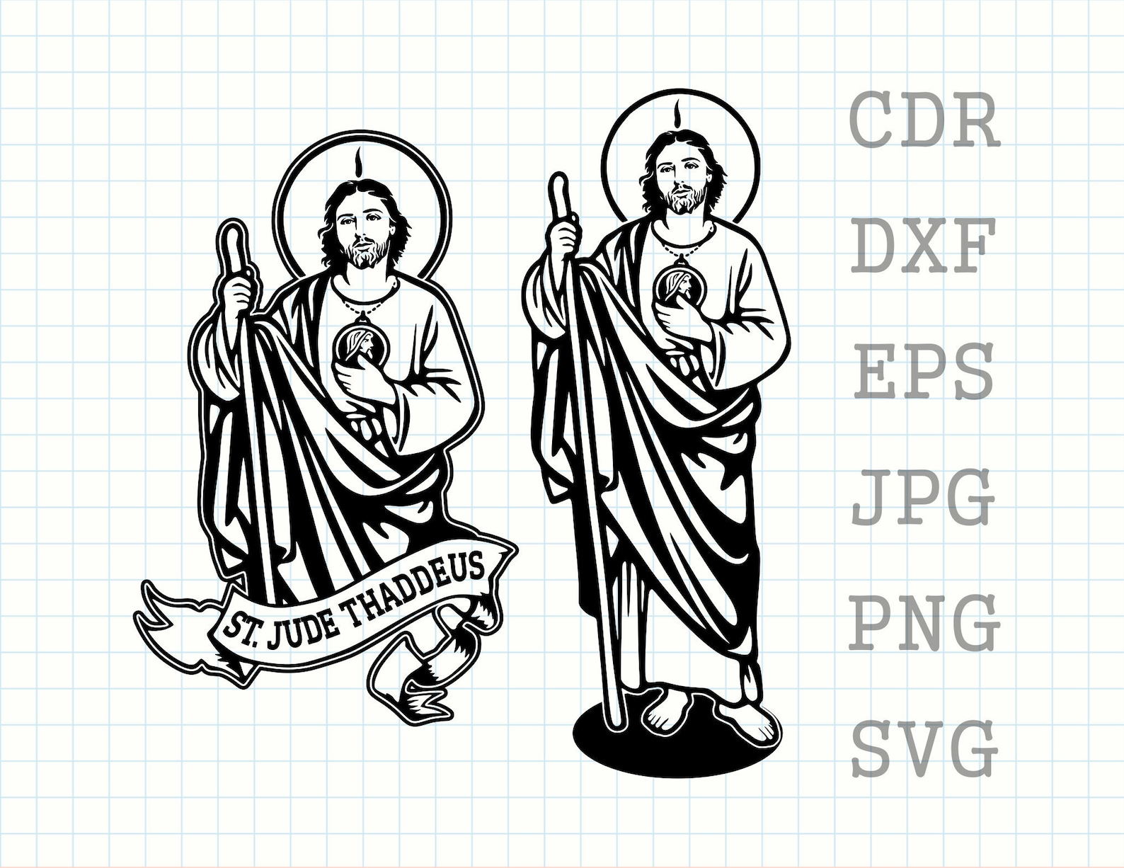 St Jude Thaddeus Svg San Judas Svg Jude the Apostle Svg - Etsy