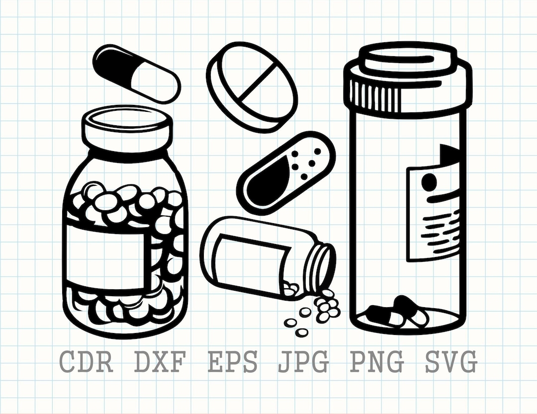 Pills Svg Pill Bottle Svg Medicine Svg Pill Png Doctor - Etsy Canada