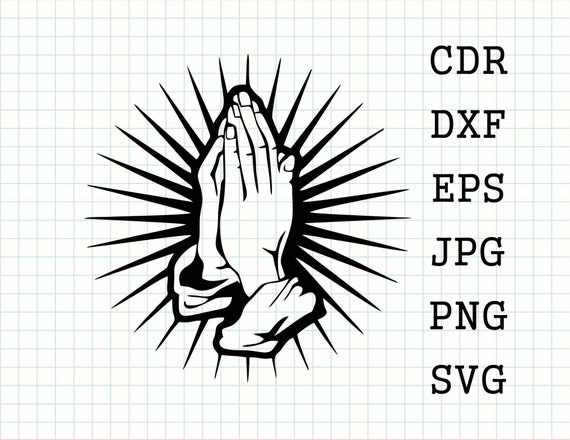 Praying Hands Vector