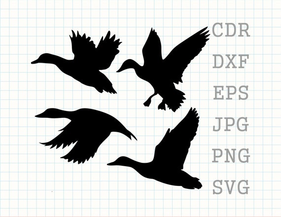 Fliegende Ente Svg Ente png Vektor Ente Jagd svg Vogel - Etsy.de