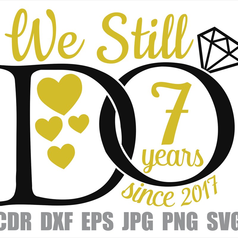 Anniversary Svg - Etsy