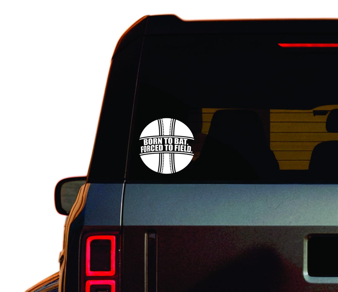 Cricket Vinyl Decal, Cricket Sport Sticker, Cricket Game Car Decal ...