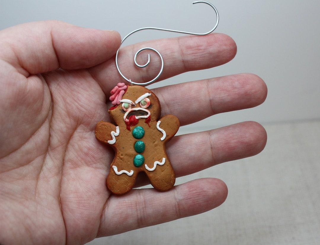 Spooky Christmas Ornament: Ginger Dead Man - Etsy