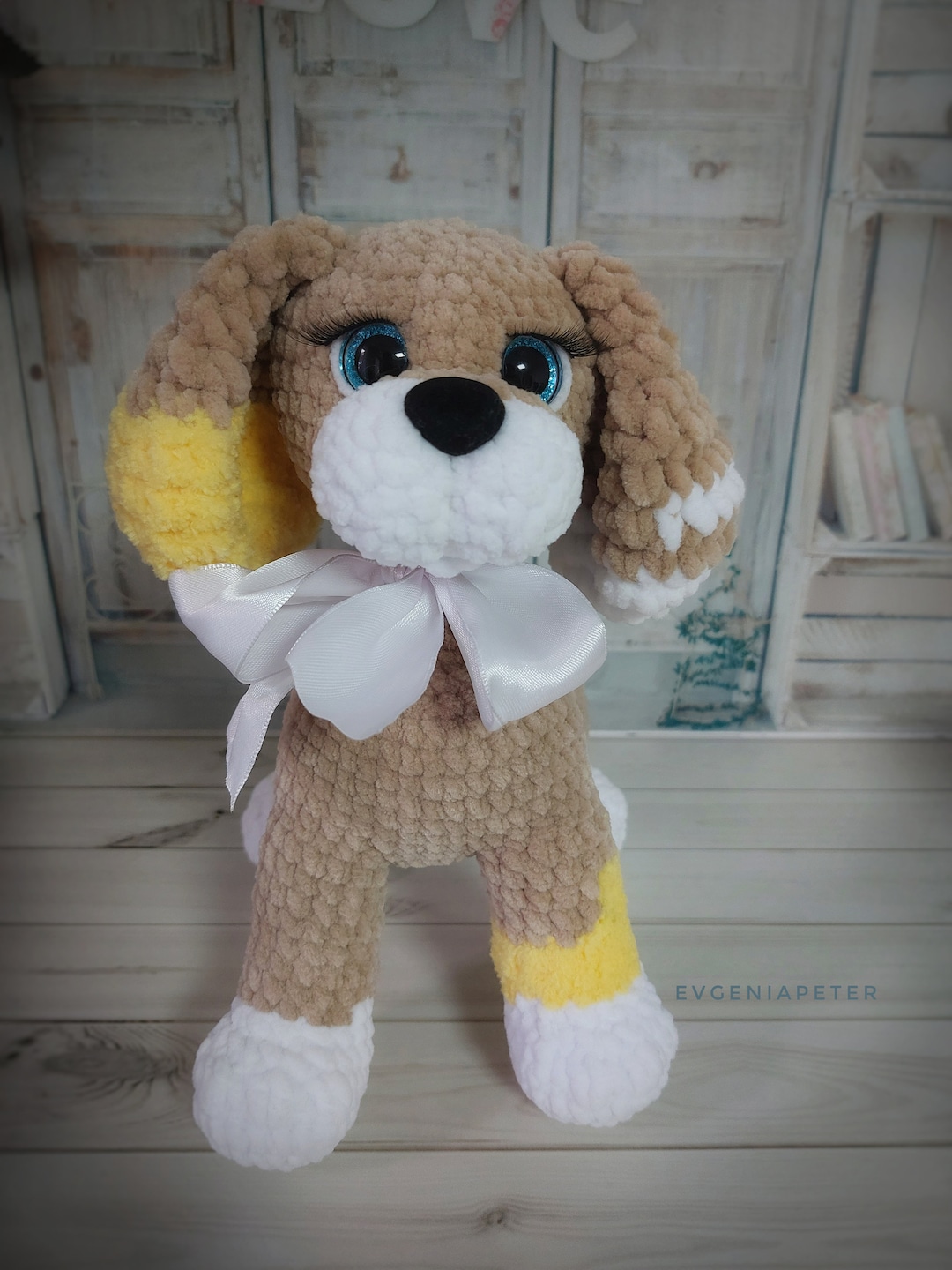 Handmade Plush Dog, Unique, Lovingly Crafted, Perfect Gift for All Ages ...