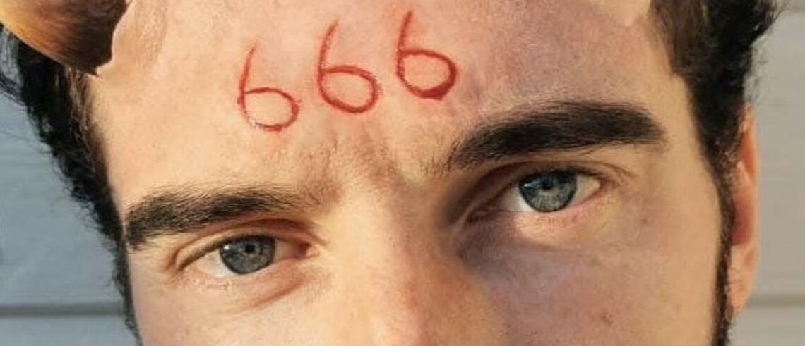 666 scarification diable cicatrice sculpture Satan | Etsy