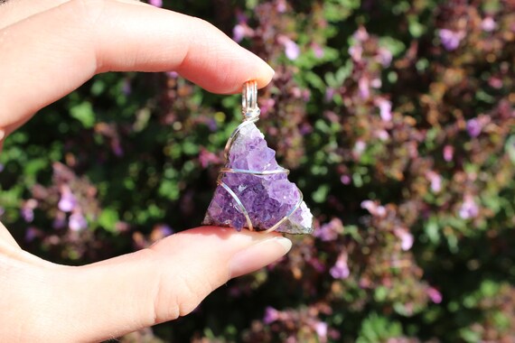 Athena Amethyst Pendant 2 | Etsy