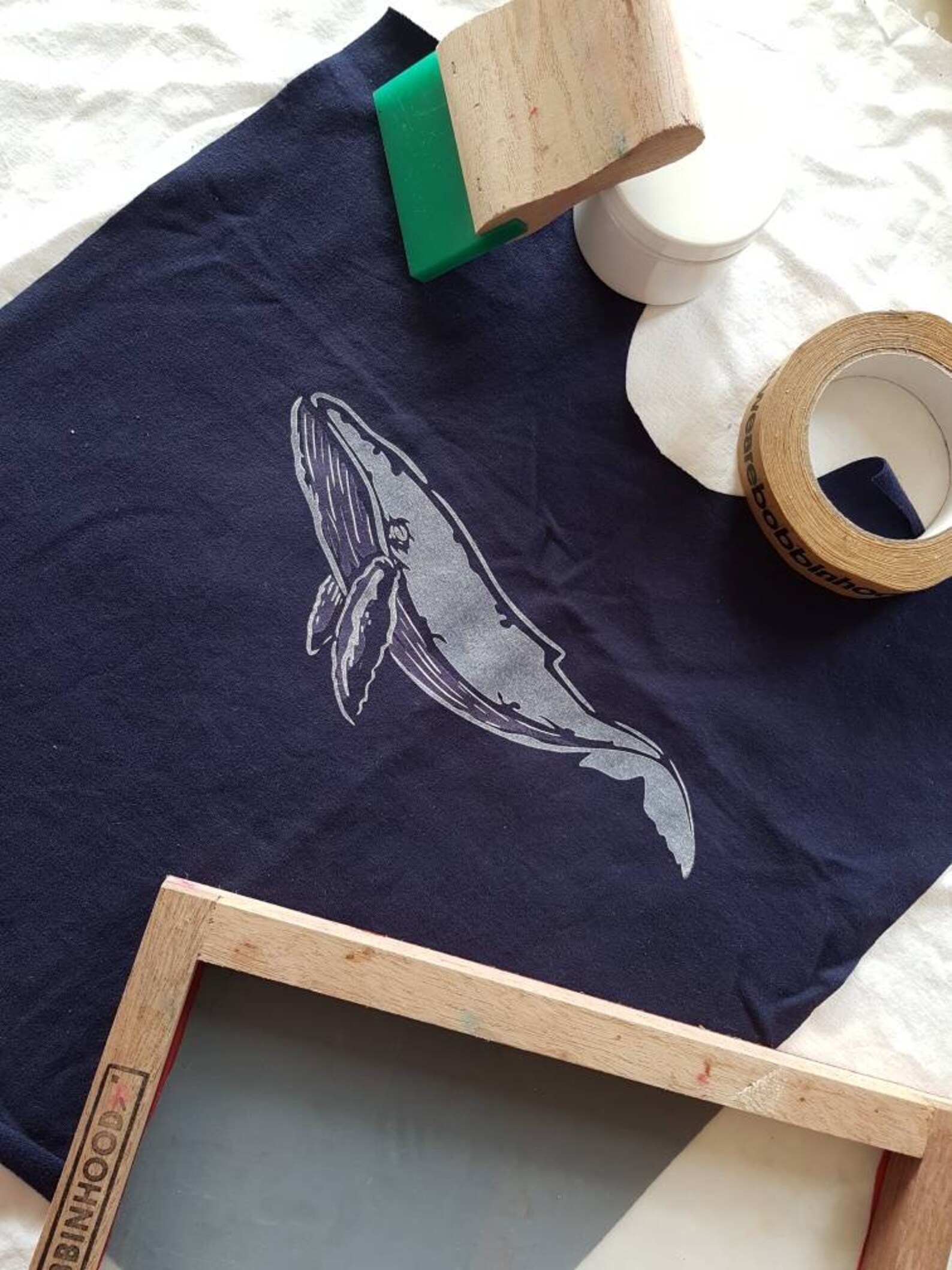 Whale / Humpback Whale - Stencil File - Perfect for Easy Screenprint ...