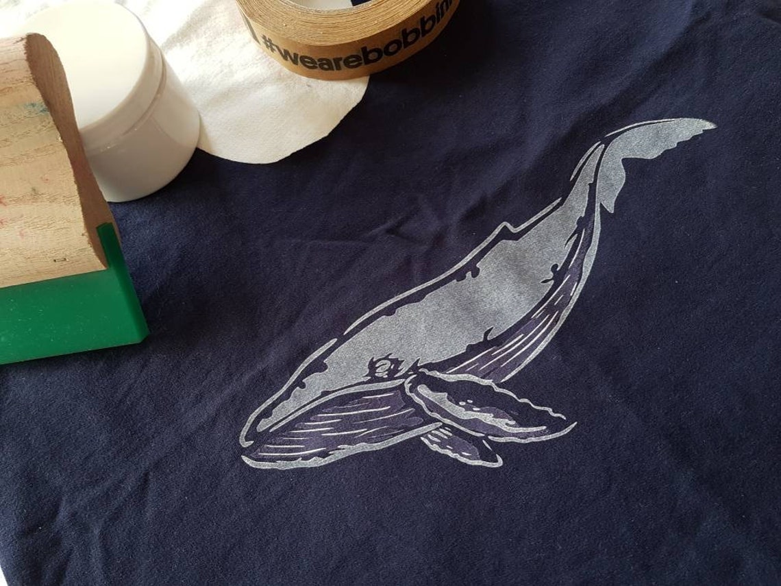 Whale / Humpback Whale - Stencil File - Perfect for Easy Screenprint ...