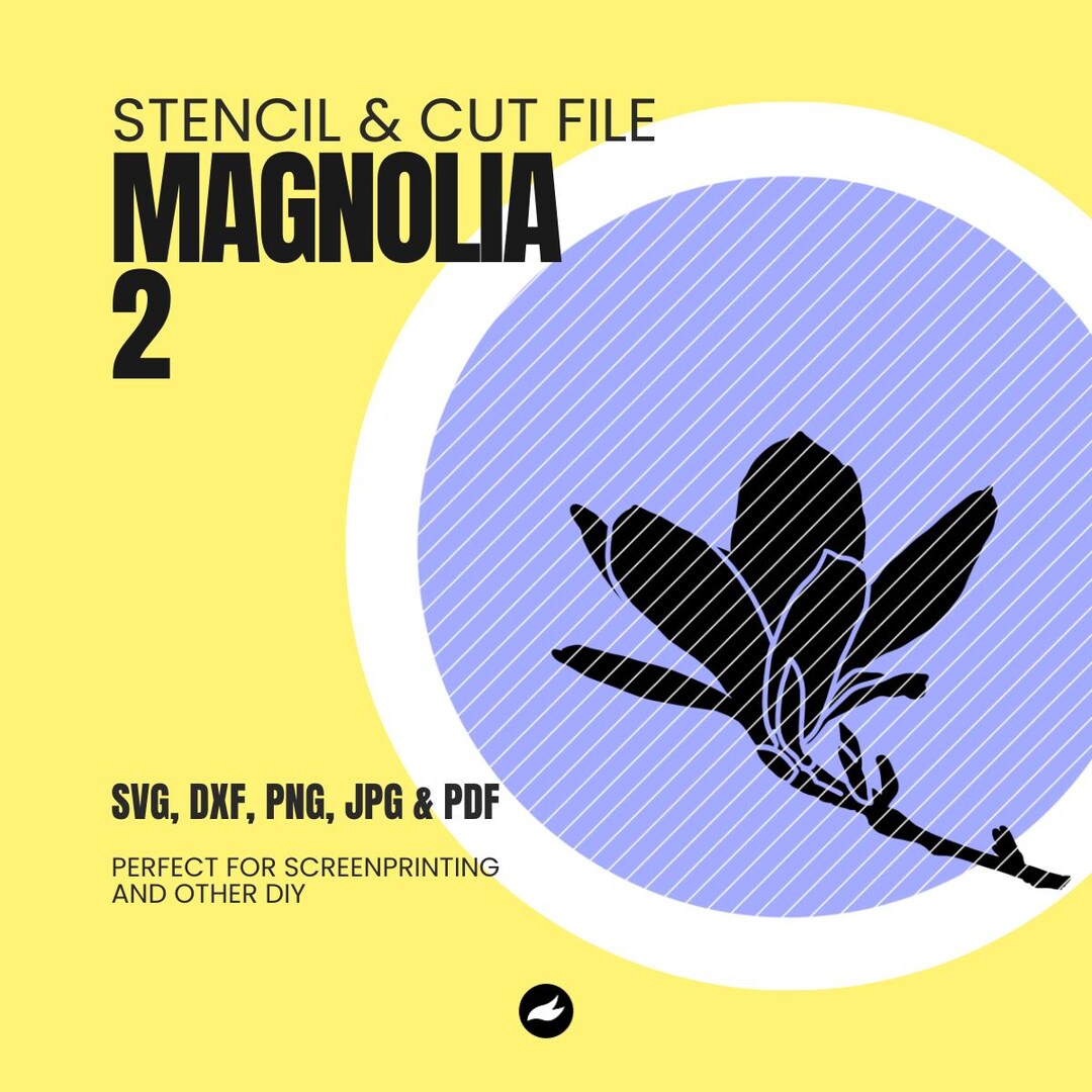 Magnolia Stencil File Perfect for Easy Screenprint, Foils or Other ...