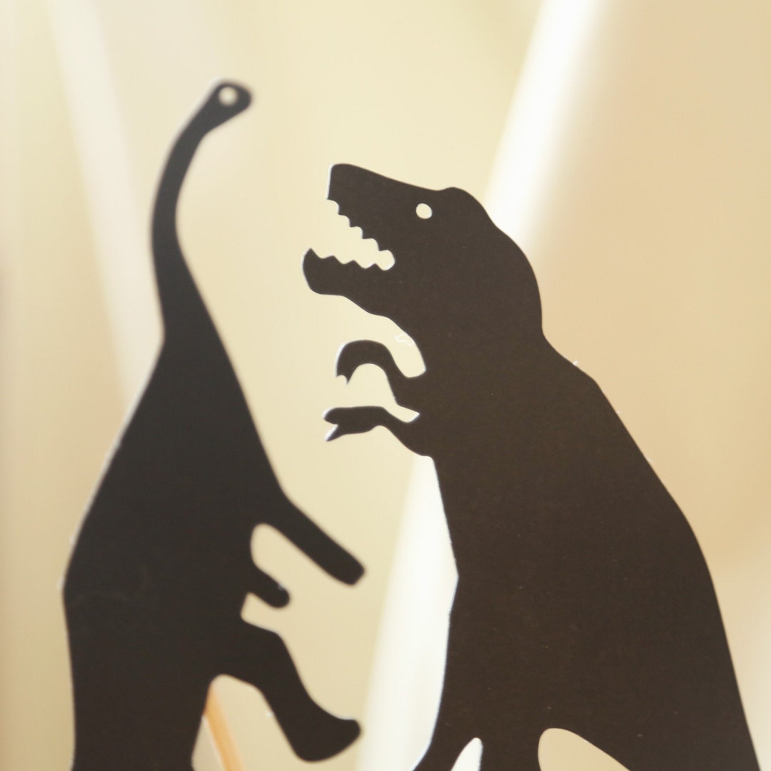 Dinosaur Shadow Puppets Moulin Roty - Etsy