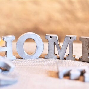 Small Metal Letters - Etsy