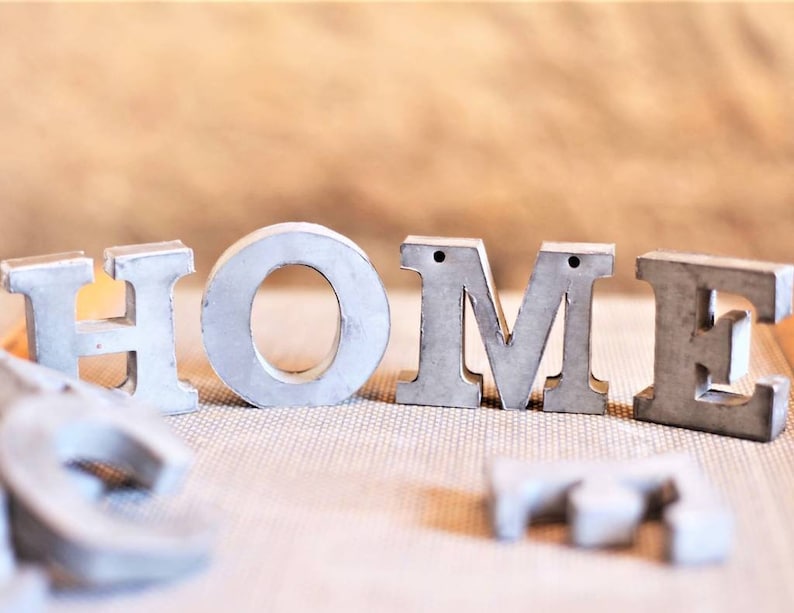 Small Metal Letters - Etsy