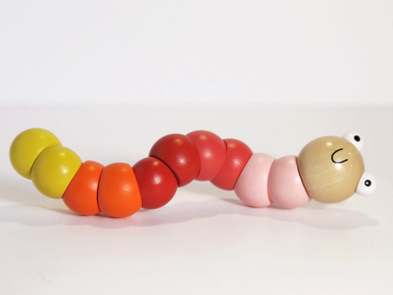 Wiggly Worm Wooden Toy - Etsy
