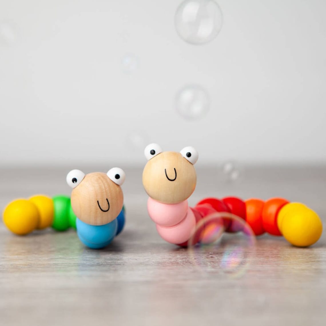 Wiggly Worm Wooden Toy - Etsy