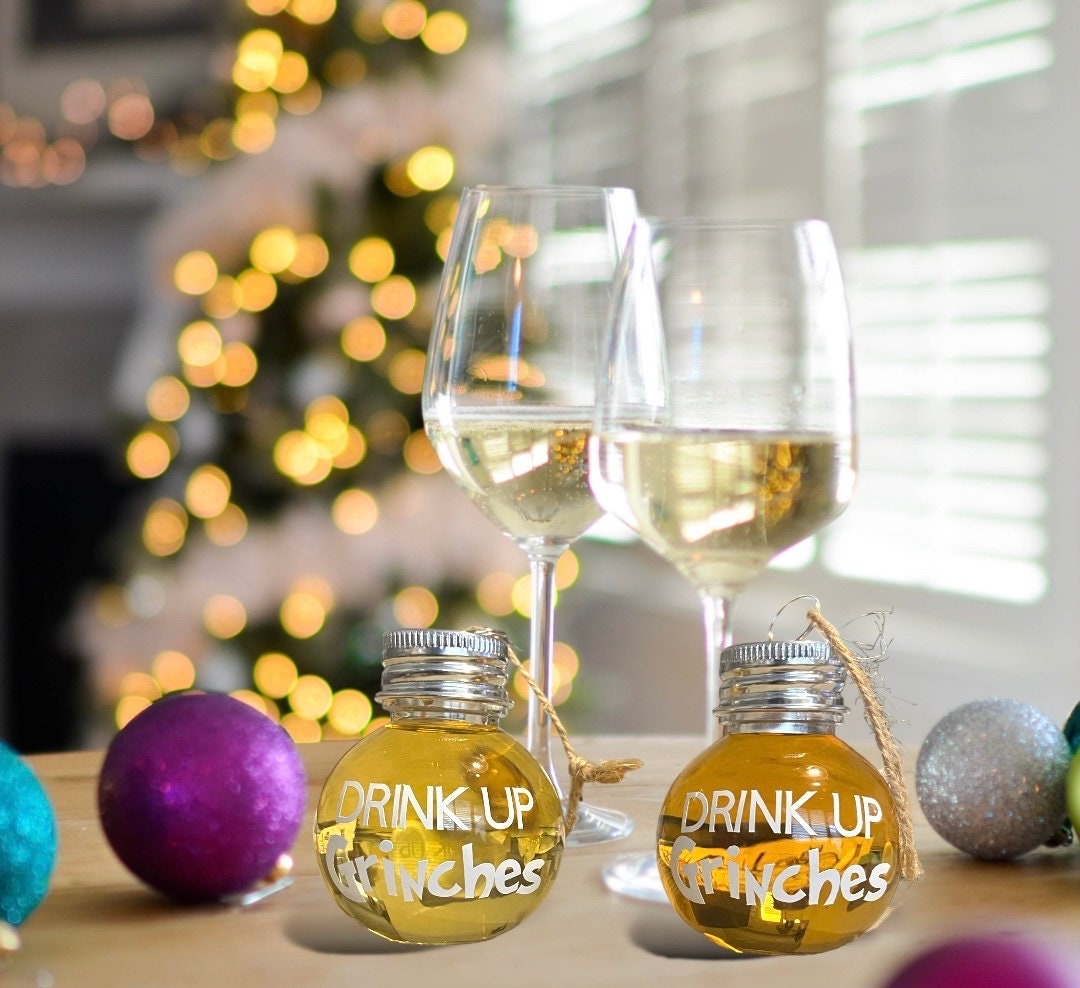Personalised Christmas Booze Baubles – Custom Alcohol Filled Tree ...