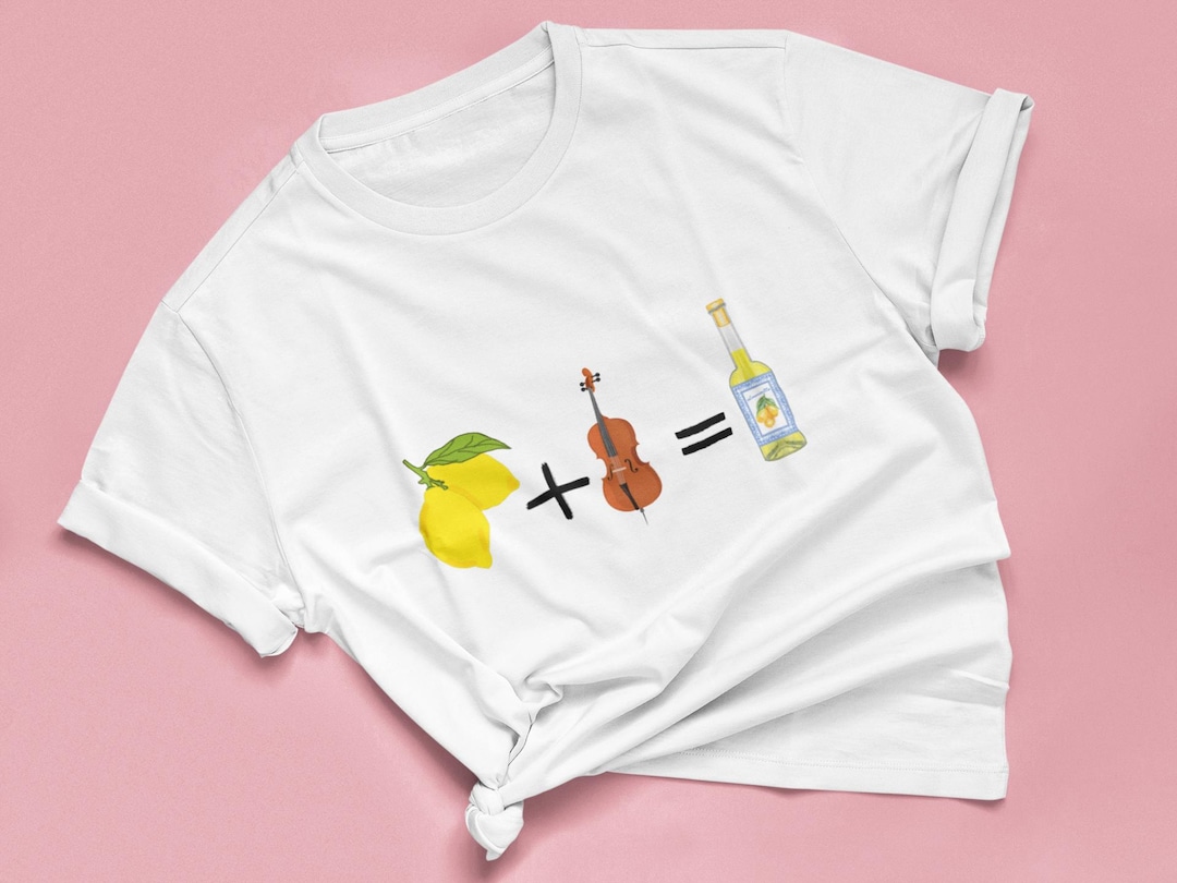 Lemon Cello Limoncello T-shirt, Fun Italian Graphic Tee, Quirky Citrus ...
