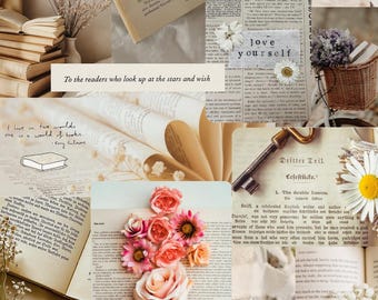Aesthetic Phone Wallpaper, Bookish Wallpaper, Lock Screen, Phone ...