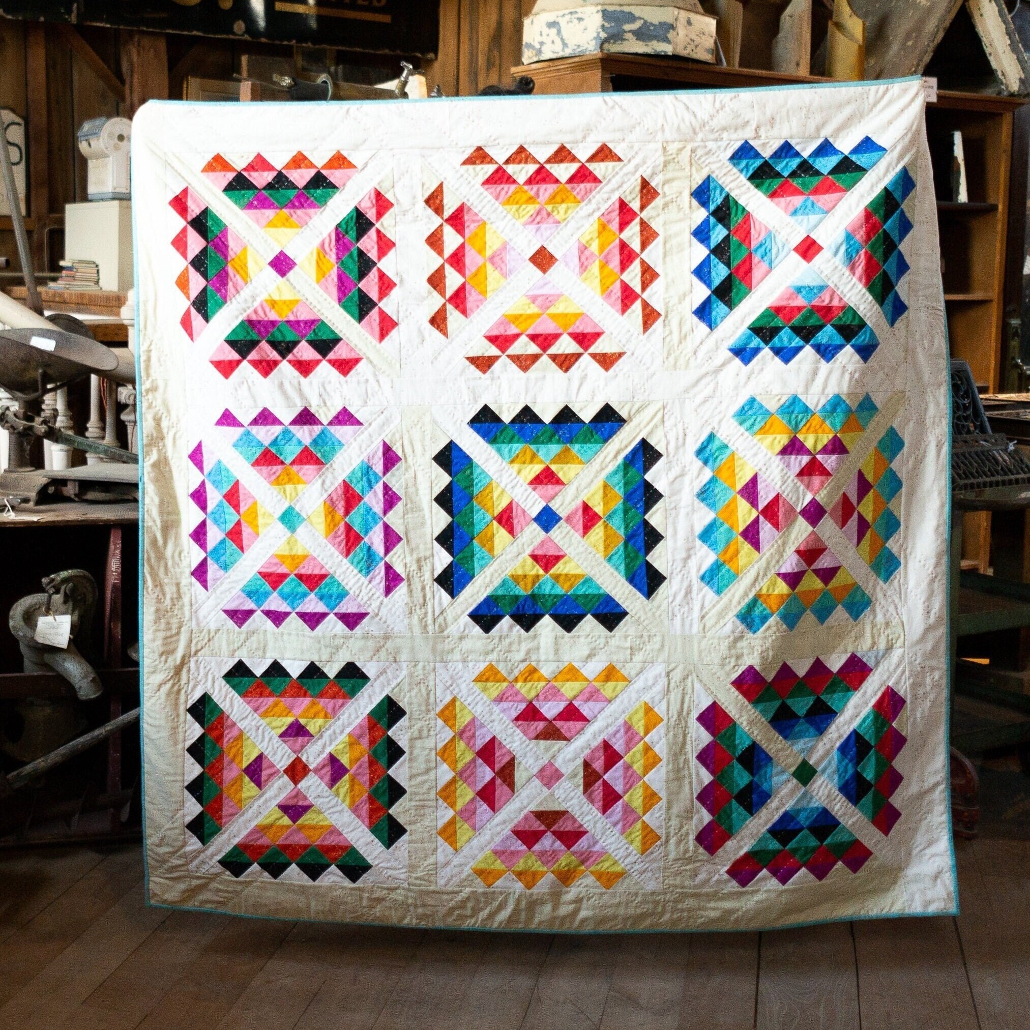 Whistle Stop Quilt Pattern PDF - Etsy