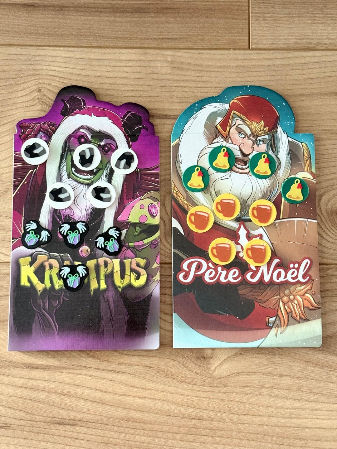 Dice Throne - Tokens altérations - Père Noël vs Krampus (Santa VS ...
