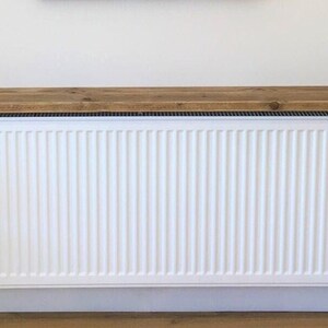Solid Oak Console Shelf Over Radiator Without Drilling Your Walls - Etsy