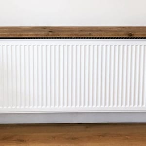 Solid Oak Console Shelf Over Radiator Without Drilling Your Walls - Etsy