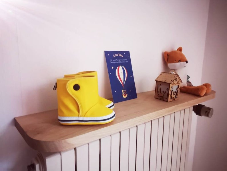 Solid Oak Console Shelf Over Radiator Without Drilling Your - Etsy