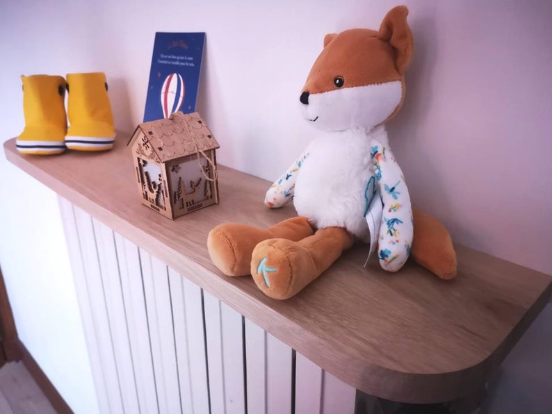 Solid Oak Console Shelf Over Radiator Without Drilling Your - Etsy