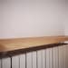 Solid Oak Console Shelf Over Radiator Without Drilling Your Walls - Etsy