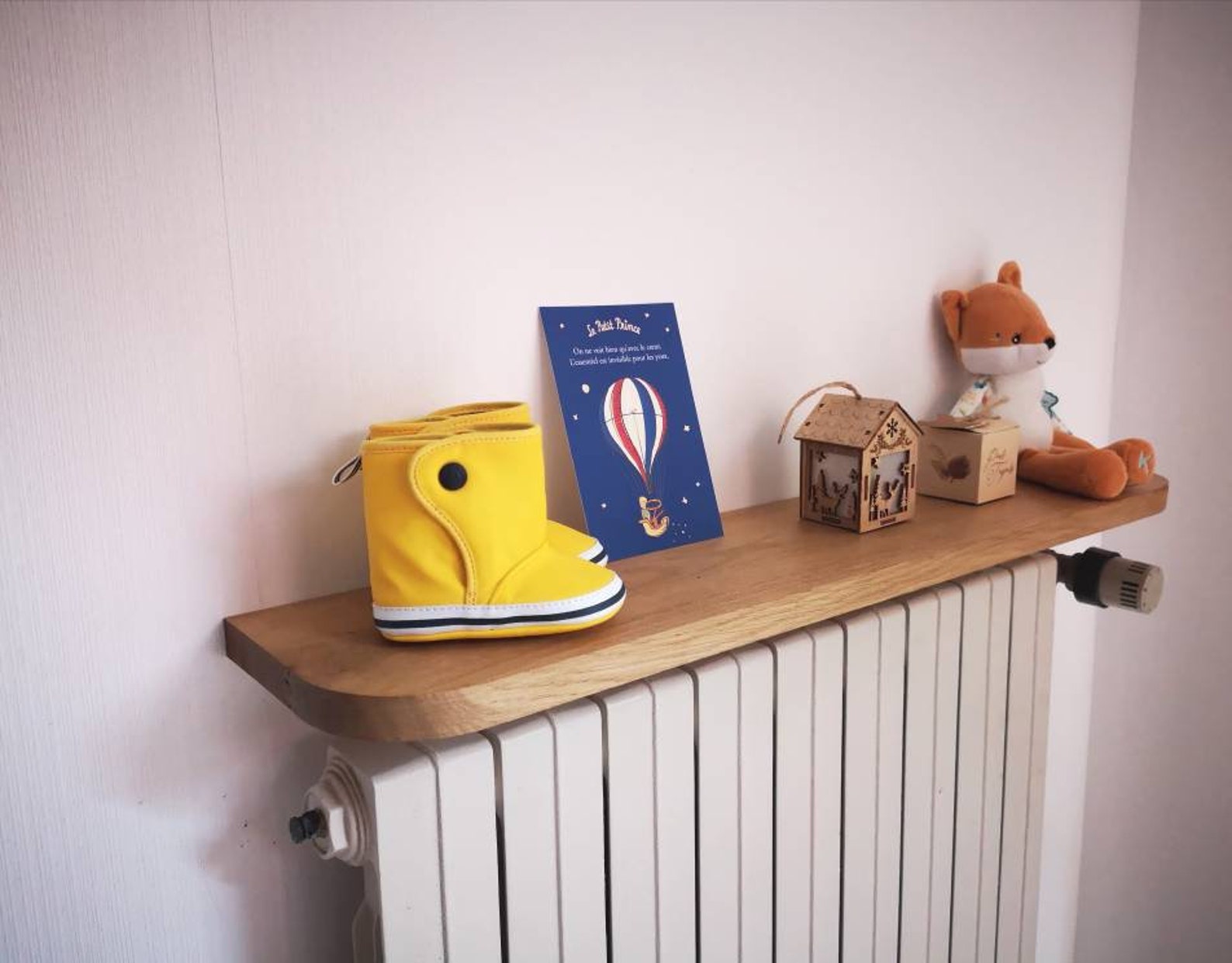 Solid Oak Console Shelf Over Radiator Without Drilling Your Walls - Etsy UK