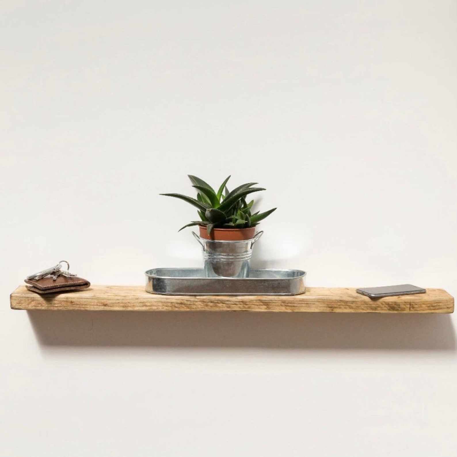 Floating Shelf Made of Scaffolding Wood Invisible Fixing | Etsy