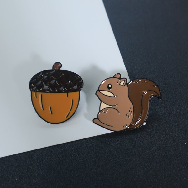 Squirrel Pin - Etsy