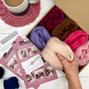 Needle Felting Kit - Pigs in Blankets. A Festive Christmas Craft Kit ...