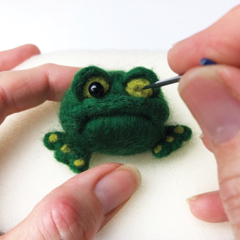 Needle Felting Kit Frogs Create These Two Funny Frogs From - Etsy UK