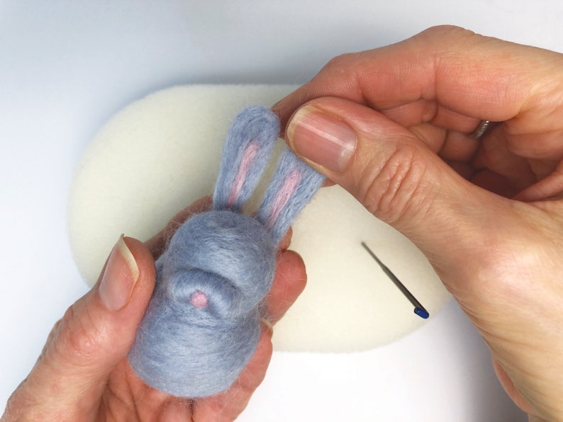 Needle Felting Kit Rabbits Make Two Needle Felted Bunnies | Etsy UK