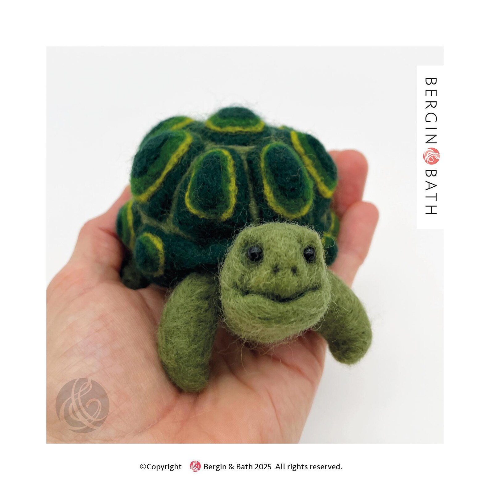 Needle Felted Tortoise. PDF Tutorial Instructions Only. Instant ...