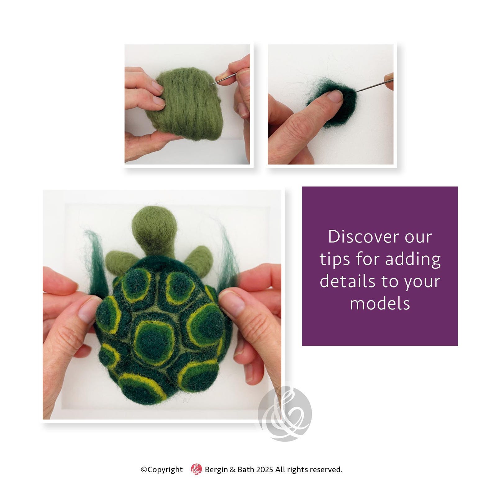 Needle Felted Tortoise. PDF Tutorial Instructions Only. Instant ...