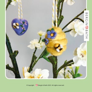 PDF File. Felted Springtime Easter Decorations. Needle Felting Tutorial ...